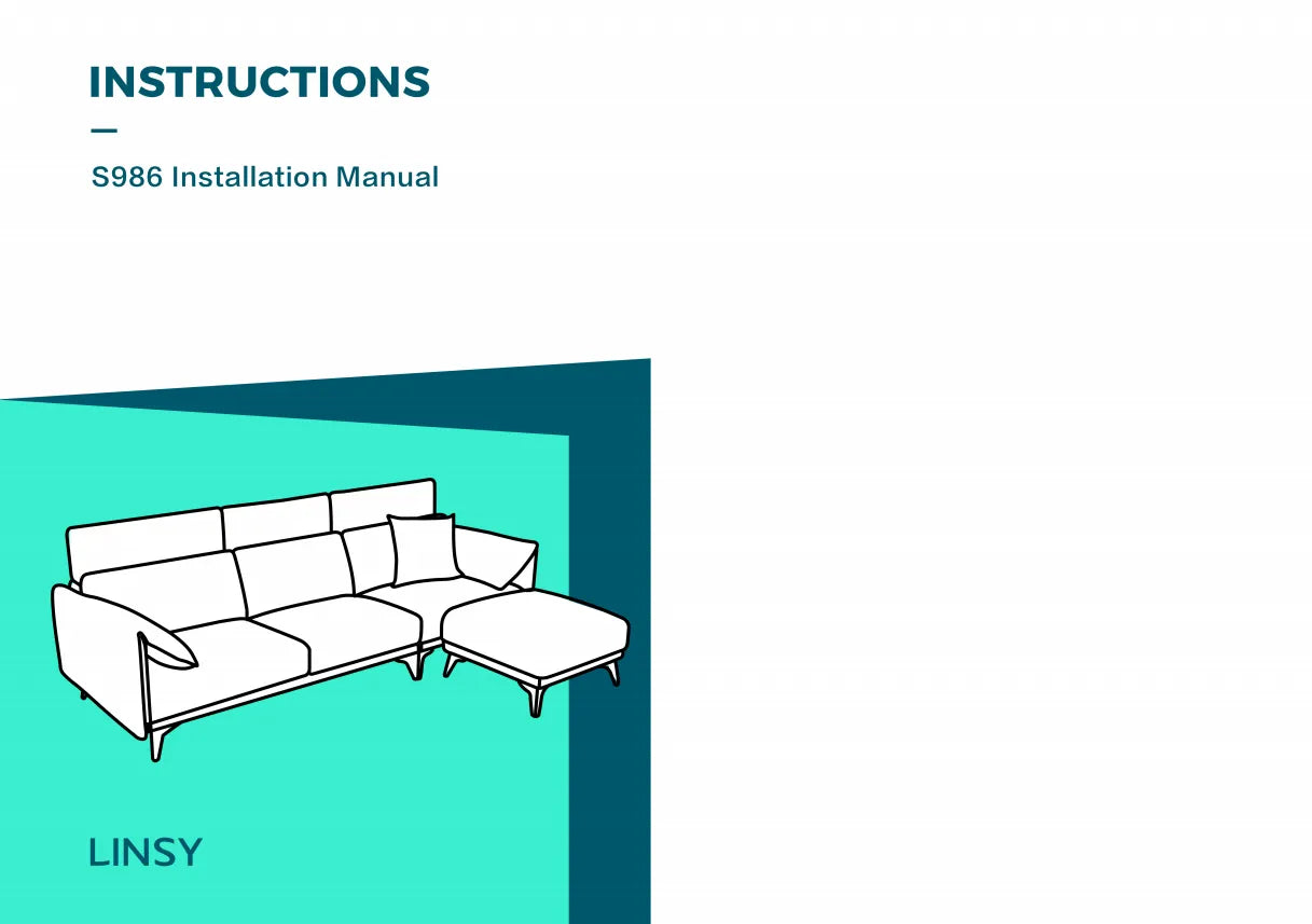 Venus Sofa P1| Installation Manual – Linsy